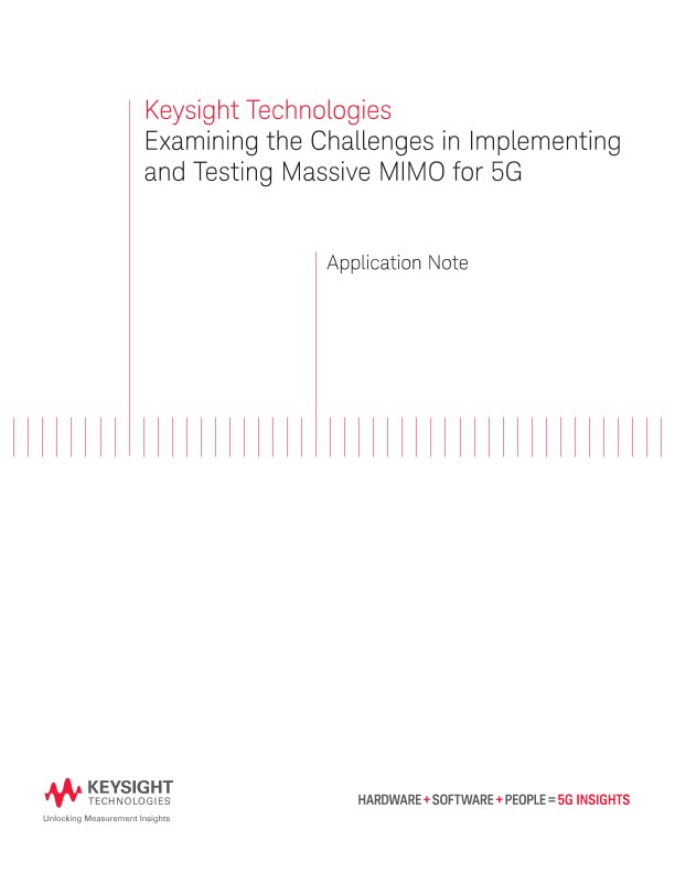 Overcome Massive MIMO Challenges for 5G PDF Asset Page | Keysight